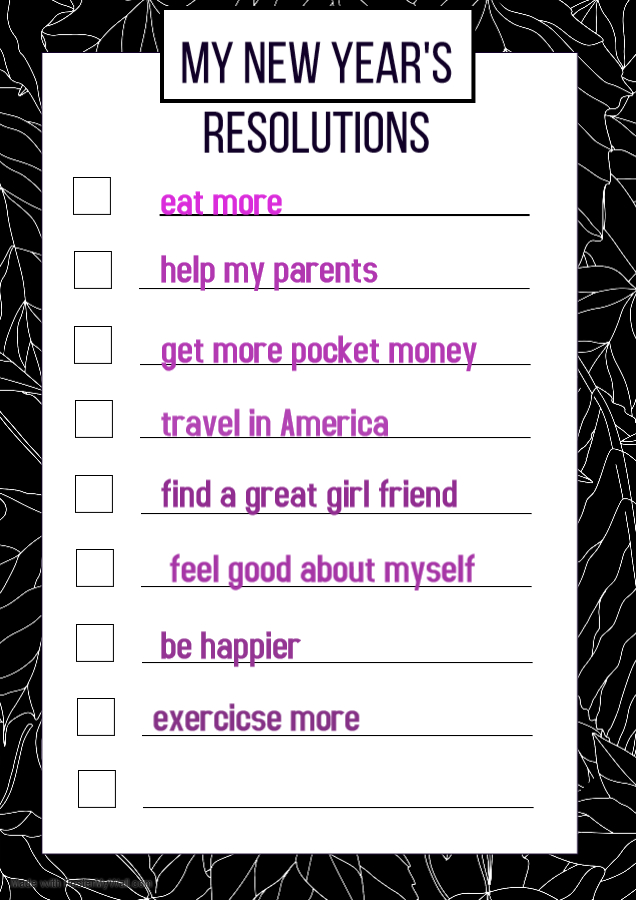 Digital New Year's Resolutions - Collège Octave Mirbeau